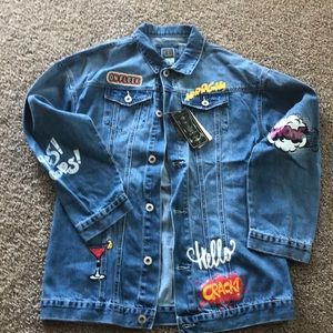 Iconic Legend | Jackets & Coats | Denim Long Jacket Fashionista Lovers ...